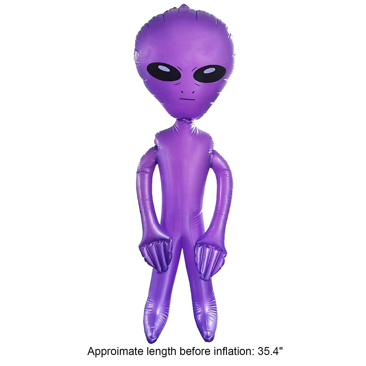 ZCMG 2 Pcs Halloween Inflatable Alien 35.4 Inch Jumbo Inflatable Blow Up Alien Toy Decorations for Birthday Baby Shower Summer Beach Pool Holiday Festival Carnival Alien Theme Party Supplies Purple