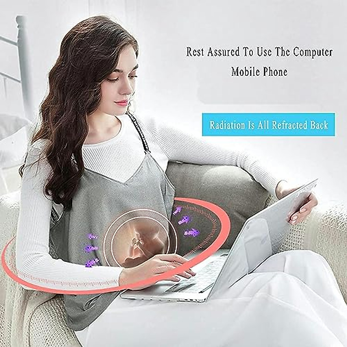 EMF Shielding Underwear Radiation Protection Lingerie Silver Fiber Maternity Clothes Protect The Body from Radiation Injury