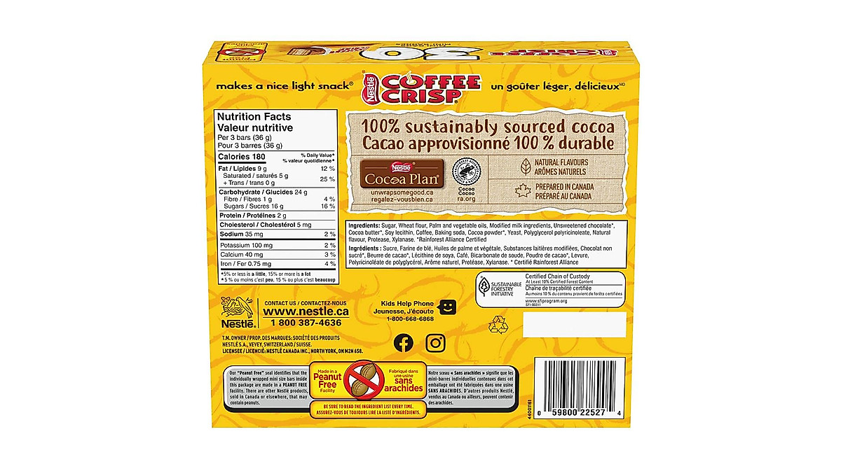 Nestle Coffin Crisp Coffee Crisp: Spooky Canadian Snack Bars