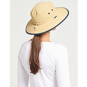 Solbari Traveller Broad Brim Sun Hat UPF50+ Uv Protection, Sun Protective Hat White/Pink S