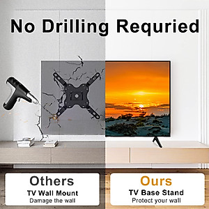 Base TV Stand for TCL Roku TV Legs, for TCL 40inch 43inch 49inch 50inch 55inch 65inch TV Stand 40S325 40S303 43S425 49S517 50S435 50S433 55S431 65S435 with Screws & Instructions