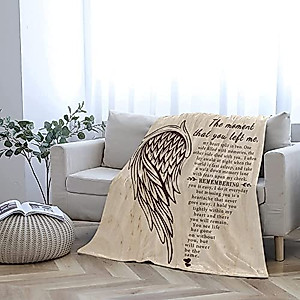 Fdiodov Bereavement Gifts Blanket 60''x 50'' - Memorial Gift for Loss of Loved one - Condolences, Sympathy - Best - Memory Father Husband Wife Son Sister Throw