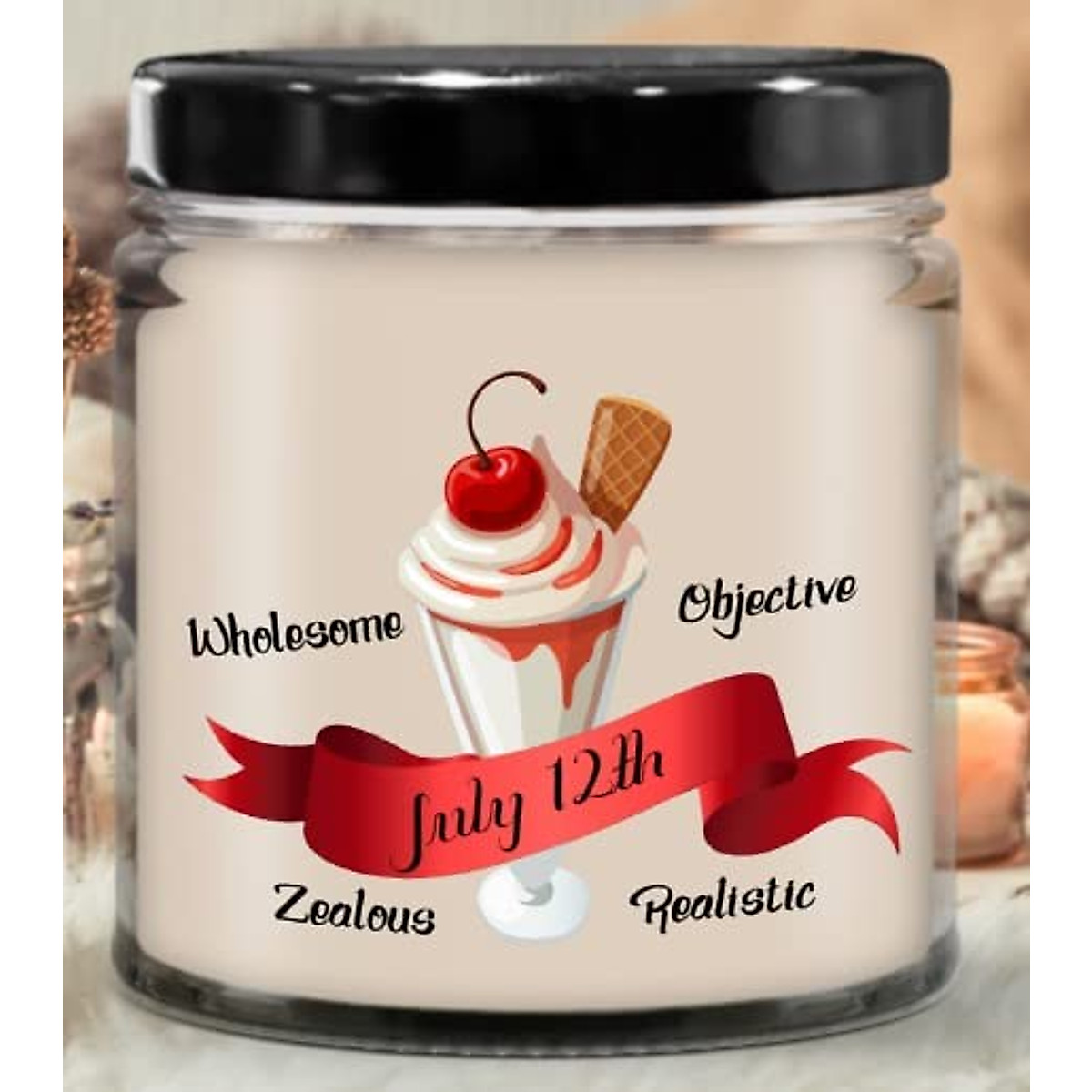 July 12th Birthday Personality Candle