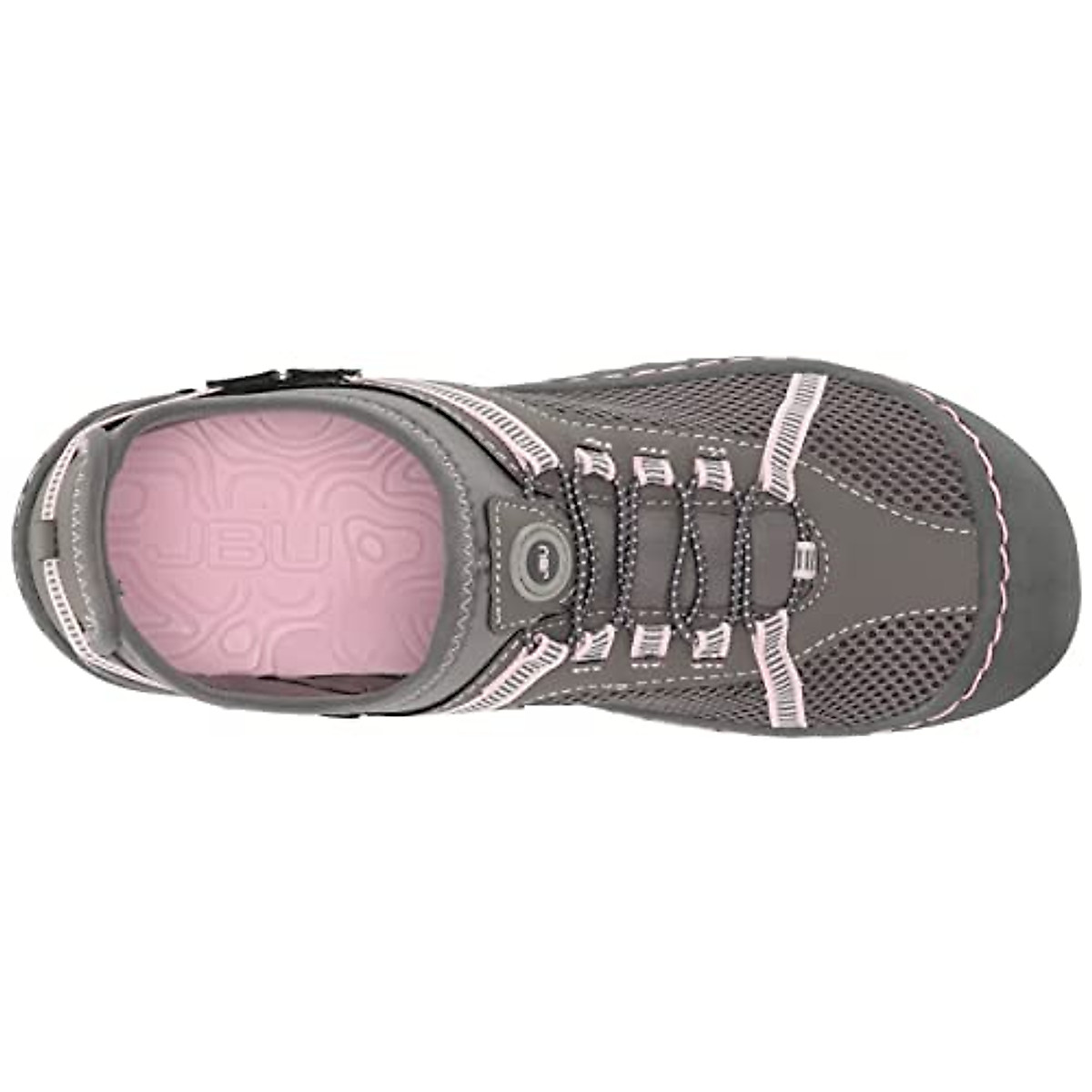 JBU by Jambu Women's Tahoe Water Ready Sneaker, Grey/Petal, 10