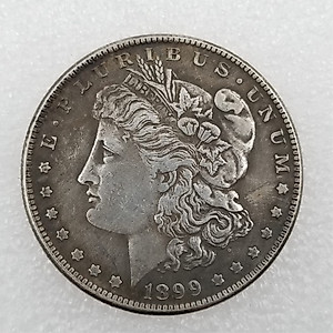 Kocreat Copy 1899-Morgan Dollar Silver Plating Coin Collection-Replica U.S Old Original Pre Morgan Souvenir Coin Lucky Coin