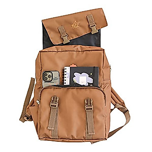 BOTELA - Sustainable 15.6" Laptop Backpack, Made with 100% Polyester Fabric From Recycled Plastic Bottles, EcoFriendly Bag, Beige