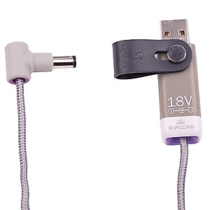 myVolts Ripcord USB to 18V DC Power Cable Compatible with Hontone Ampero Effects Pedal