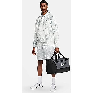 Nike Brasilia 9.5 Small Training Gym Sports Duffel Bag (Iron Grey/Black/White)