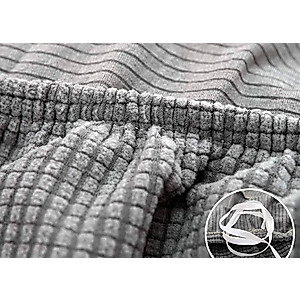 IMYOGI High Stretch Sofa Covers Sofa Cover 5 Seater, L Shape Slipcover Easy Stretch Fit Elastic Fabric Couch Sofa Protector Slip Cover Washable-4 Seater+4 Seater-Sky Blue