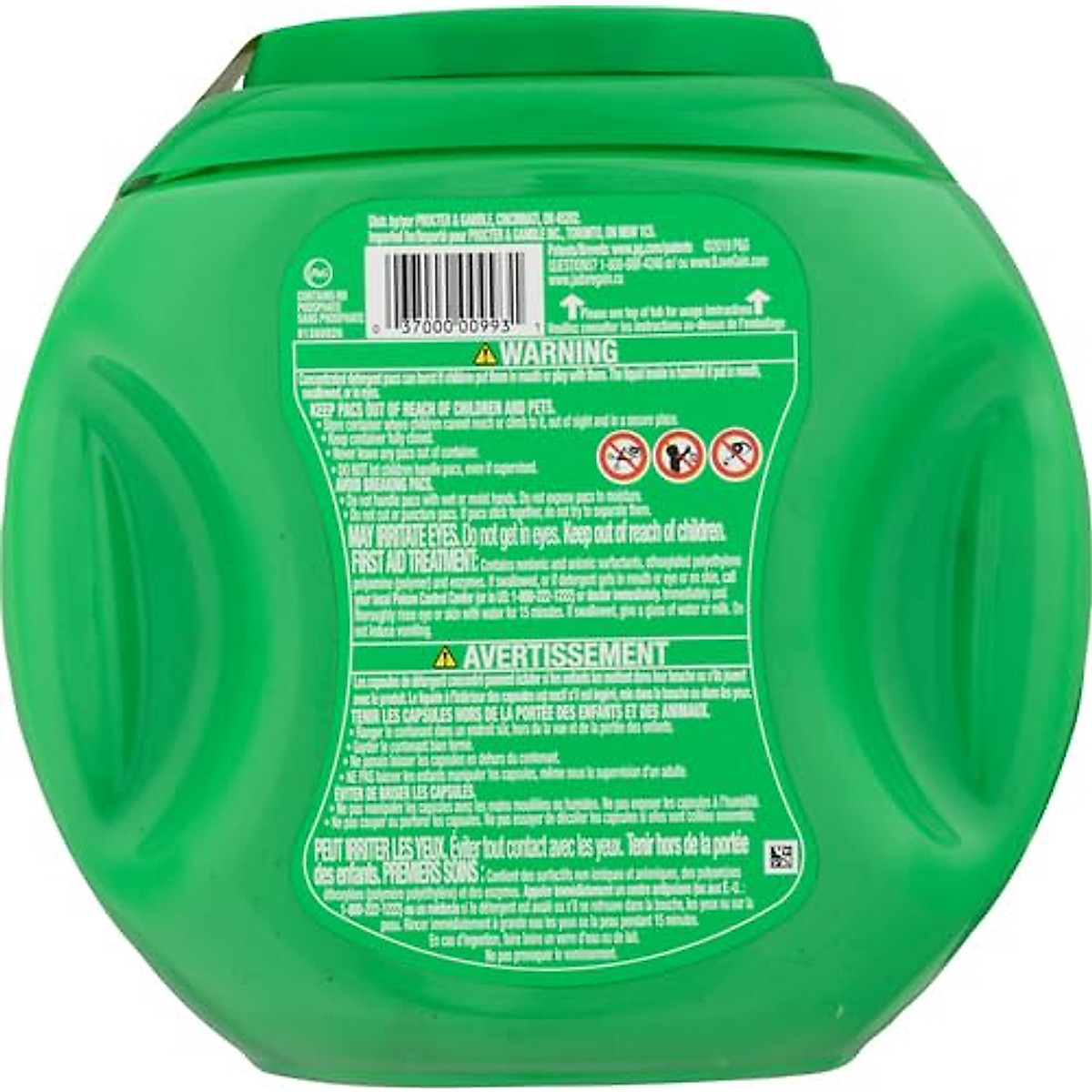 Gain flings! Liquid Laundry Detergent Pacs, Moonlight Breeze, 42 Count