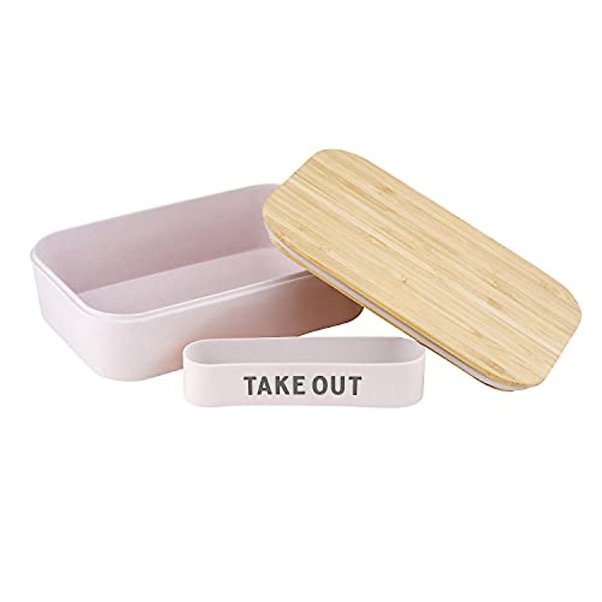 Santa Barbara Design Studio SIPS Bamboo Lunchbox, 7.5 x 5-Inches, Take Out