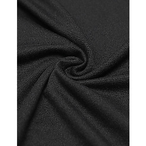 CRZ YOGA Men's Workout Short Sleeve T-Shirt Quick Dry Gym Athletic Running Stretchy Tee Shirts Top Black Medium