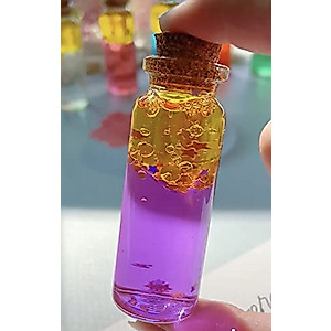 MaxMau 100 Small Glass Bottles with Cork Stoppers,15ml Glass Vials Tiny Jars for Wedding Favors Party Gift Room Decoration Seed Storing Containers Art Paint Display