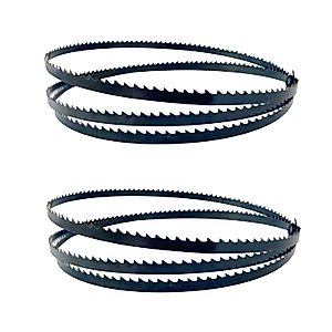 FOXBC 80 Inch x 1/4 Inch x 6 TPI Bandsaw Blades for Sears Craftsman 12" bandsaw - 2 Pack