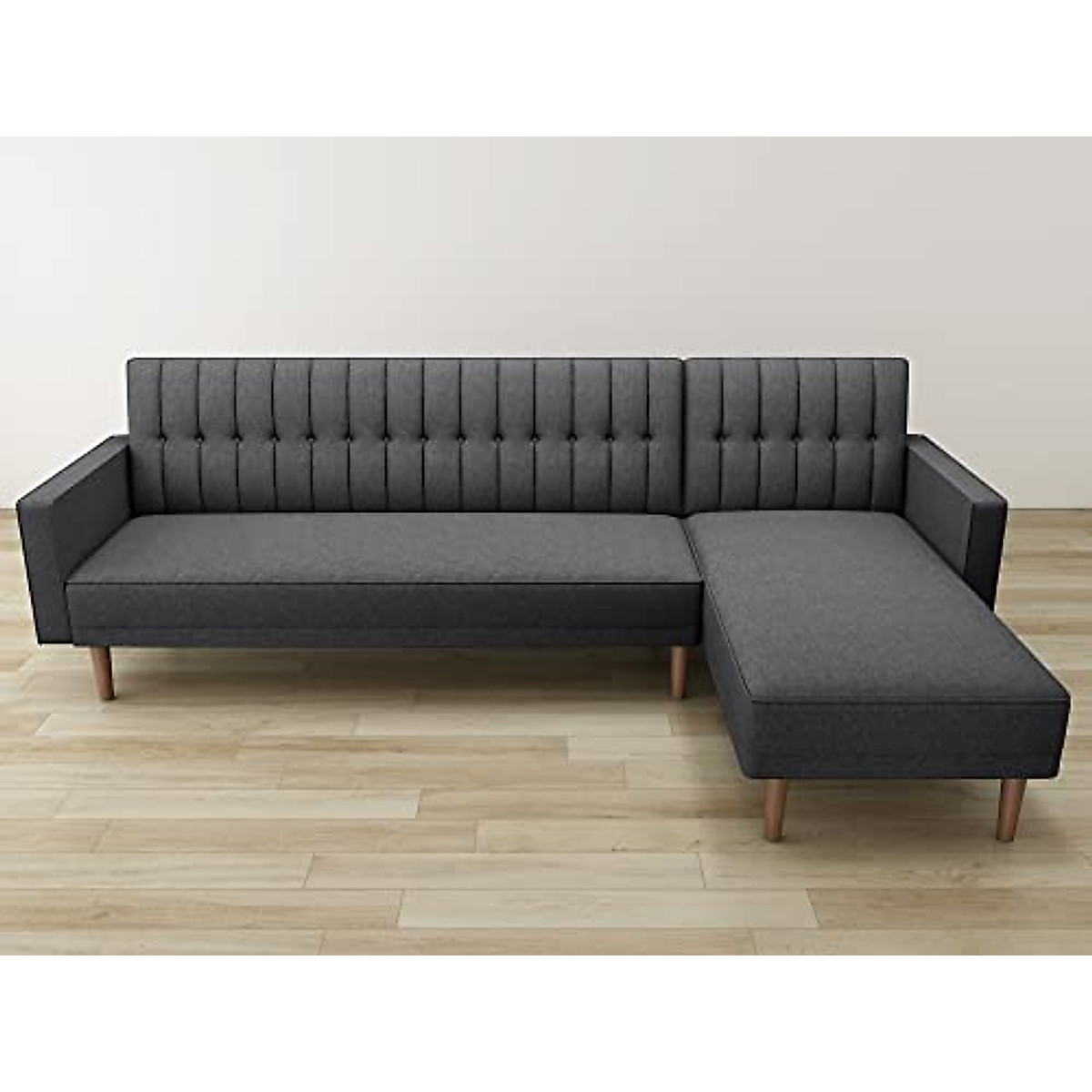 Gold Sparrow Claremont Sofa Bed Sectional, Gray