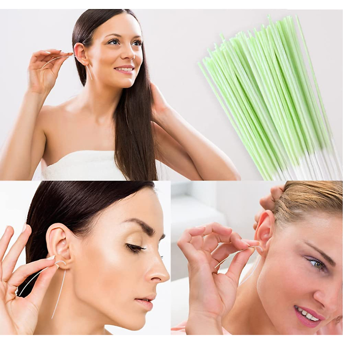 120 Earrings Earhole Cleaner Earhole Dental Floss Perforation Earhole Cleaning Thread, Perforation Care Cleaning Tool