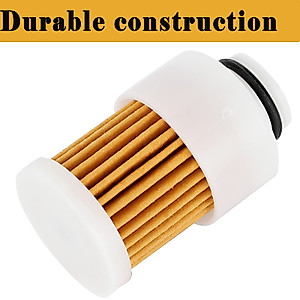 2 Pack 68V-24563-00-00 Fuel Filter Yamaha 50HP 60HP 75HP 90HP 115HP 4 Stroke Outboard Replaces Sierra 18-7979 Mercury 881540 filter 3 Microscopic OE Filtration Rating