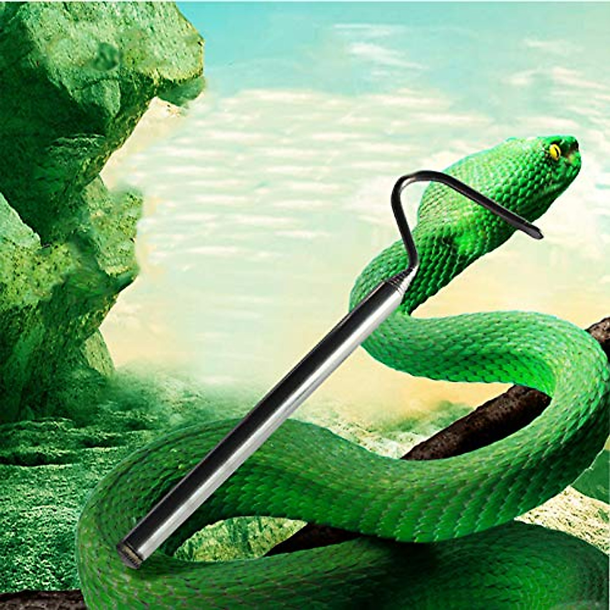 Hamiledyi Animal Handling Gloves Bite With Hook Proof Reinforced Leather Padding Dog Cat Scratch Bird Falcon Protection Grabbing For Reptile Squirrel Snake Bite Lizard Boa Bbq 23inch