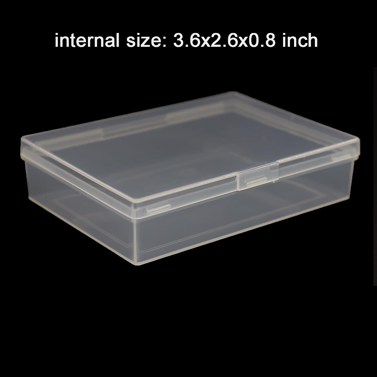 Playing Card Deck Cases 6pcs Plastic Empty Playing Card Box Holder Storage Case Organizer Snap Closed, Suitable for 3.5X2.5 inch Game Gard (NO Cards)