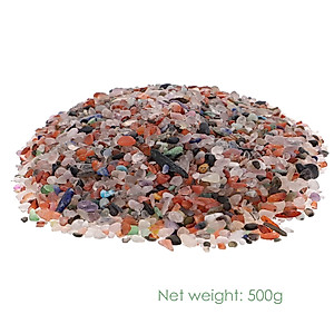 DOITOOL Crystal Gravel Aquarium Stone Gravel for Fish Tank Fish Tank Gravel Aquarium Gravel Aquarium Rocks Fish Tank Accessories Fish Tank Stones Fish Tank Rocks Glow in The Dark Rocks