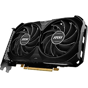 MSI Gaming GeForce RTX 4060 Ti 16GB GDRR6 Extreme Clock: 2625 MHz 128-Bit HDMI/DP Nvlink TORX Fan 4.0 Ada Lovelace Architecture Graphics Card (RTX 4060 Ti Ventus 2X Black 16G OC)