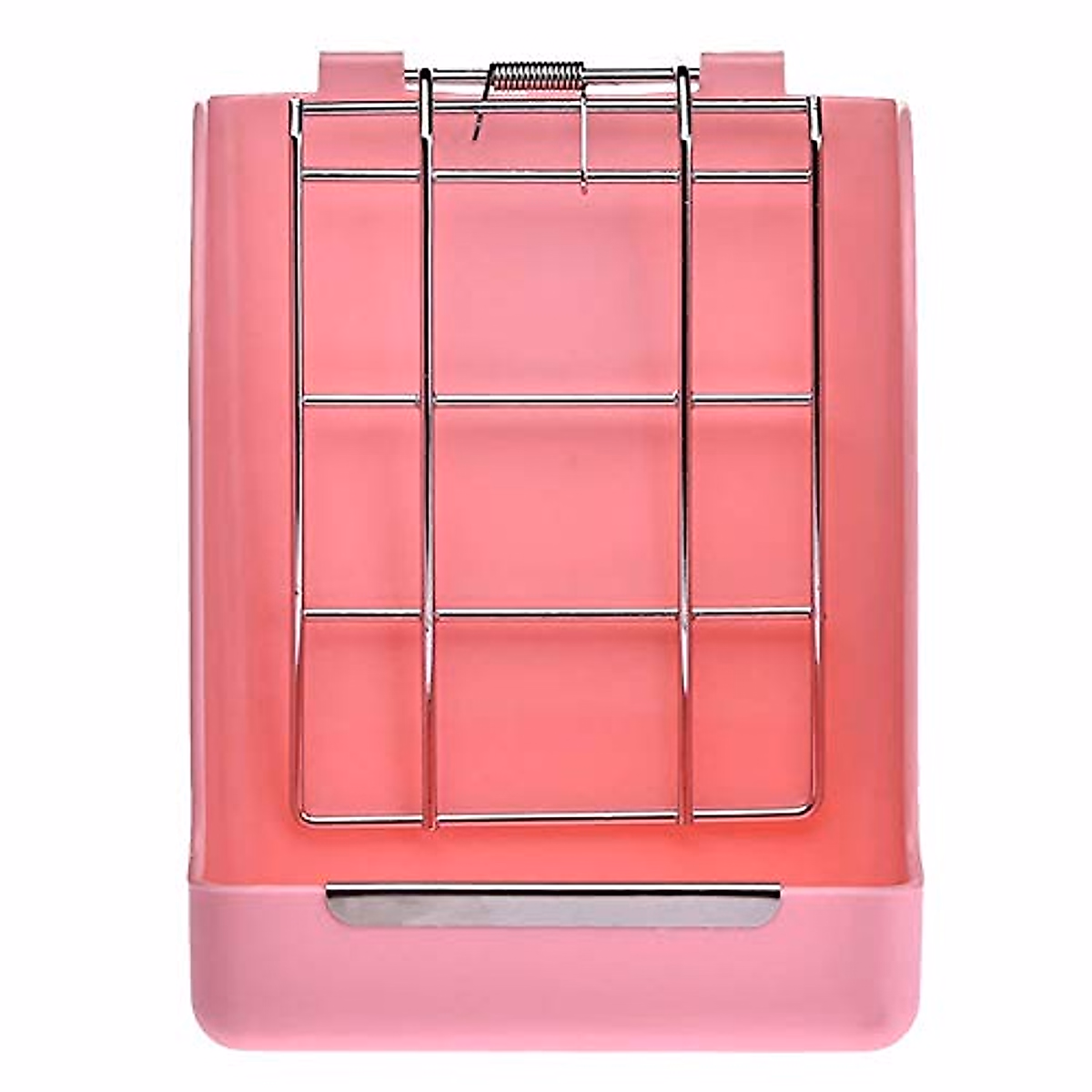 DishyKooker 1pcs White Hay Feeder Hay Rack Rabbit Grass and Food Double Use Rabbit Feeder Hay Food Bin Feeder Non-Toxic BPA Free Ideal Hay Feeder for Guinea Pigs, Chinchillas and Hamsters