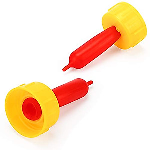 PAGOW 10PCS Pritchard Nipple for Goats, Small Animal Milk Drink Pritchard Nipple, Soft Rubber Pacifier for Nursing Lambs and Goat Kids