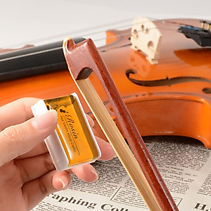 Rosin, Violin Rosin [6 Pack] Cello Viola Rosin for Violin Bow, Light Low Dust Resin, Violin Accessories by Dulphee