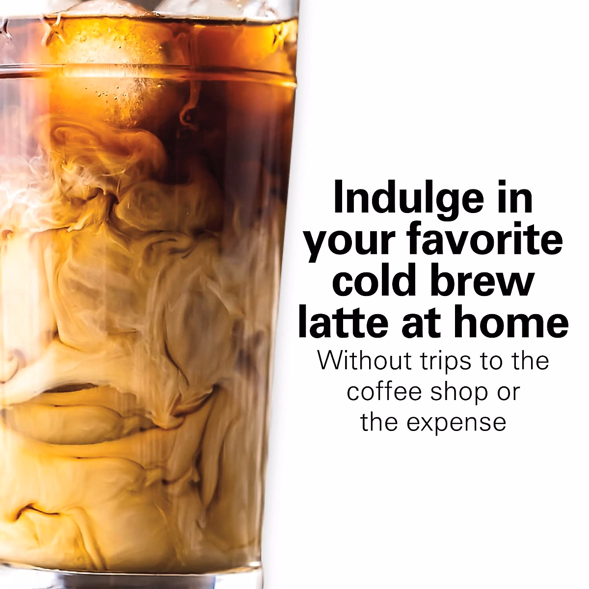 Hamilton Beach Cold Brew Iced Coffee Maker and Tea Infuser 1.7 L (57.5 oz.), Glass Pitcher with Removable Stainless Steel Filter