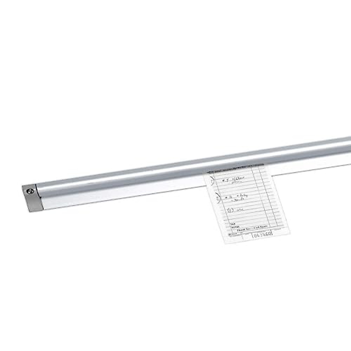 San Jamar CK6518A Anodized Aluminum Slide Check Rack, 18" Length x 3/4" Width x 2" Height