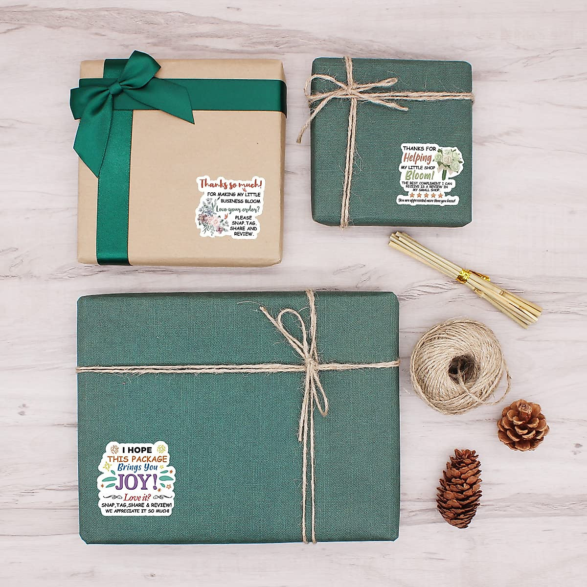 I Hope This Package Bring You Joy Stickers,Thank You Stickers,Small Shop Stickers,Mail Envelopes Stickers Handmade Stickers for Small Business,Handmade Goods,Online Retailers,500 PCS