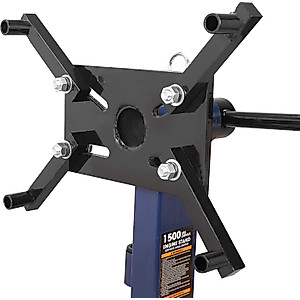 BIG RED AT26801UR Torin Steel Rotating Engine Stand with 360 Degree Rotating Head and Folding Frame, 3/4 Ton (1,500 lb), Blue