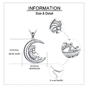 YAFEINI Kokopelli Necklace Sterling Silver Kokopelli Pendant Southwestern Kokopelli Jewelry Gifts for Women