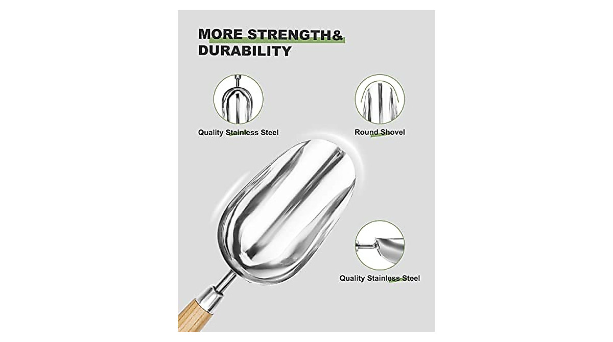 Eadwiella Soil Scoop - Durable Garden Tool for Precise Planting