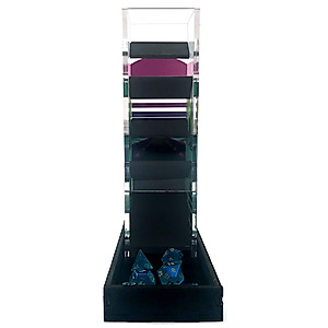 C4Labs Deluxe Dice Tray and Dice Tower - Synthwave (Dice Tray and Tower Bundle)