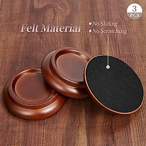 Piano Caster Cups Grand Piano Caster Cups Wood coasters Cups Piano Caster Pads for Grand Piano