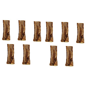 MPP All Natural Buffalo Meaty Femur Dog Bone 4 to 6 Inch Packs Healthy Dental Chews (5 Bones)