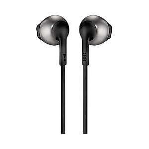 JBL TUNE 205 - In-Ear Headphone with One-Button Remote/Mic - Black