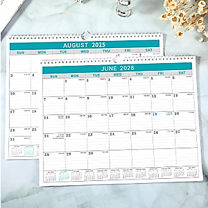 Calendar 2023 - 12 Monthly Wall Calendar 2023 from January 2023 to December 2023, 2023 Calendar with Julian Date, 14.75 x 11.5 Inches, Thick Paper for Organizing