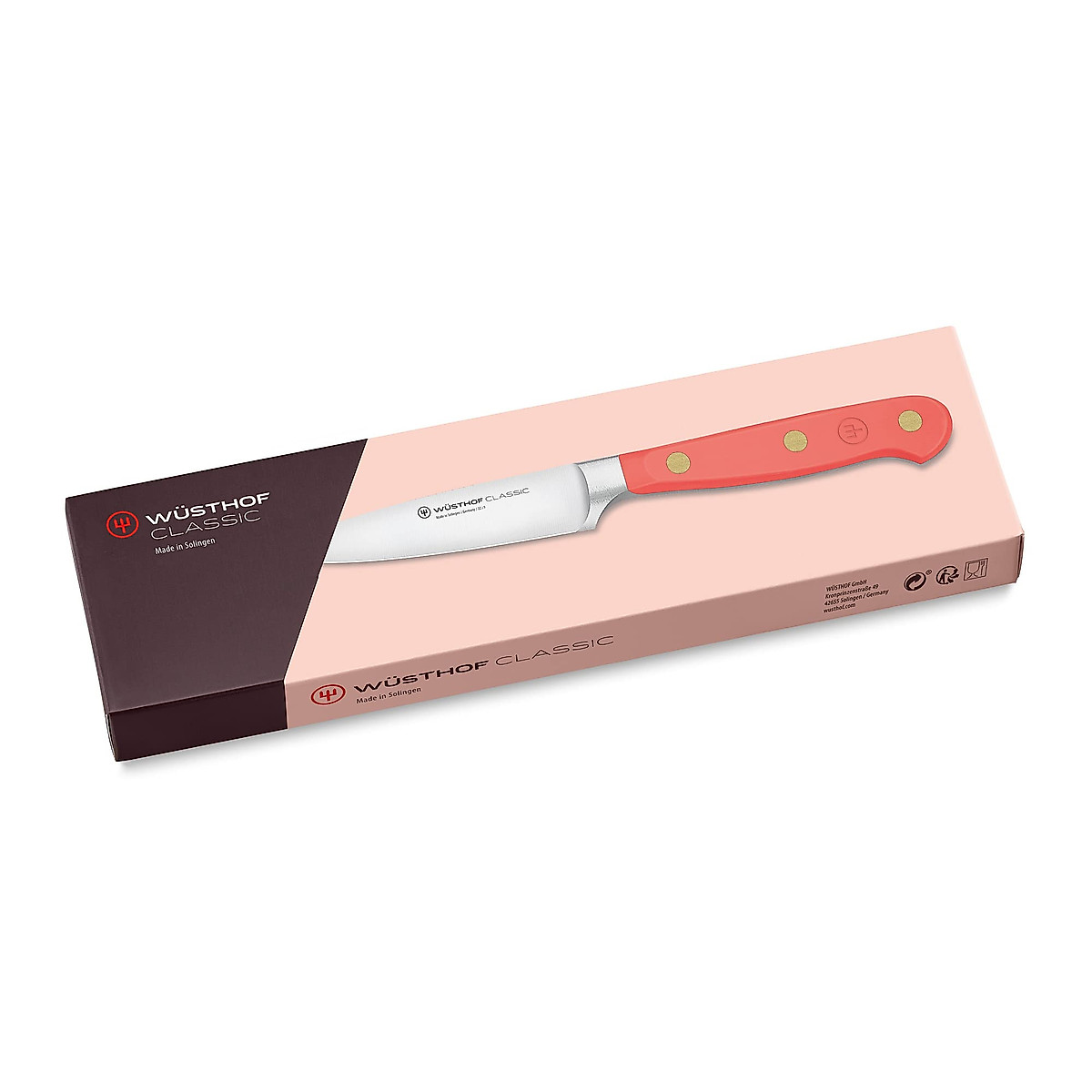 WÜSTHOF Classic Coral Peach 3.5" Paring Knife