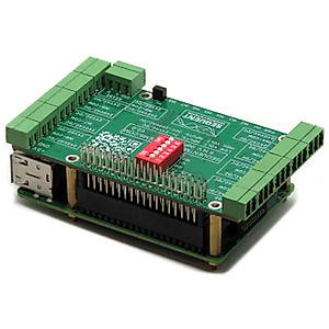 Eight HV Digital Inputs 8-Layer Stackable HAT for Raspberry Pi