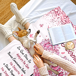 Regalo Para Hermana, Sister birthday Gifts Blanket 60x50in, Dia De Las Madres Hermana Regalos, Mothers Day Sister Gifts, Sister Gifts in Spanish, Regalo De Graduacion/Cumpleanos/Navidad Hermanas