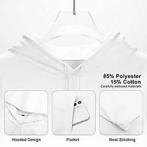 TAIZIYEAH Women's Long Sleeve Drop Shoulder El Salvador Flag Popular Cute Drawstring Hoodie Sweatshirt Womens Tops M