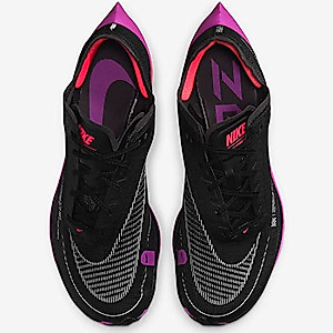 Nike Men's ZoomX Vaporfly Next 2 Running Shoes, Black/Flash Crimson, 13