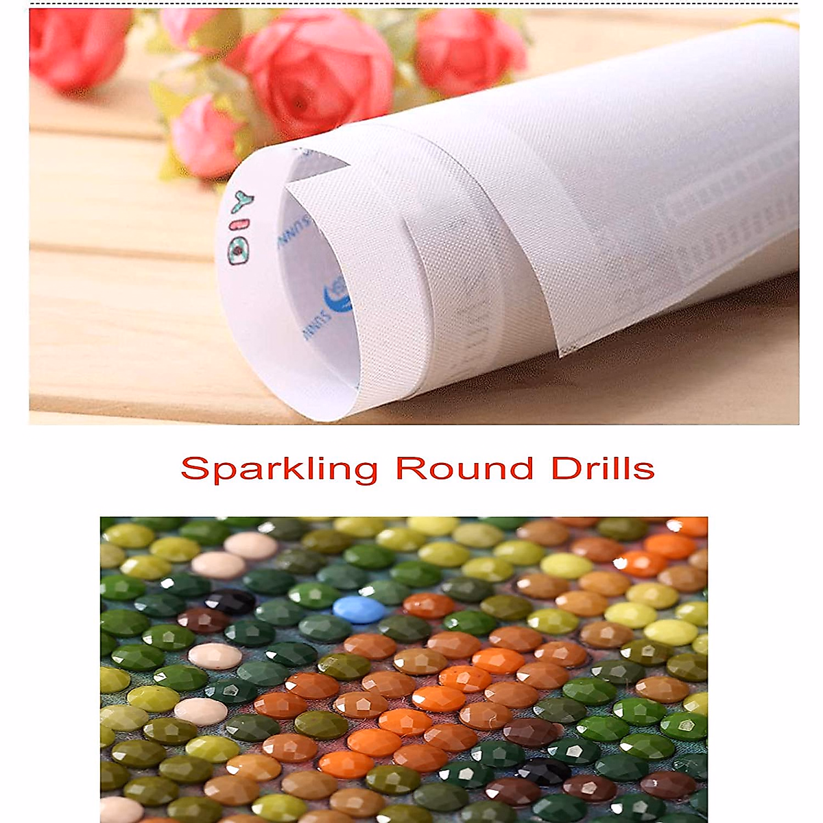 Clendo Christmas Diamond Painting Kits for Adults,Grinch Diamond Art for Adults Beginner,Diamond Dots Gem Art for Aesthetic Home Decor12x16Inch