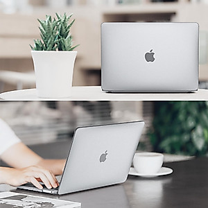Fintie Case for MacBook Pro 13 Inch A2338(M2 M1) A2251 A2289 A2159 A1989 A1706 A1708 (2016-2021 2022 2023 Release) with/Without Touch Bar- Snap On Hard Shell Case Cover, Frost Gray