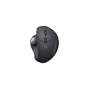 Logitech MX Ergo Plus Wireless Trackball Mouse, 2048 dpi Optical Sensor, 8 Buttons, 4-Way Scroll Wheel, 910-005178 (Renewed)