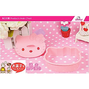 Hello Kitty PNB1 Pan, 商品サイズ(約) ・枠用抜き型:110X127X35mm ・顔用抜き型:95X113X35mm, mulch