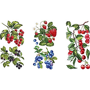 Prima Marketing Re-Design Decor Transfers 6"X12" 3/Sheets-Sweet Berries -RE657376 valentine gifts,Easter Day decorations,Kids gifts,mother valentines day gift