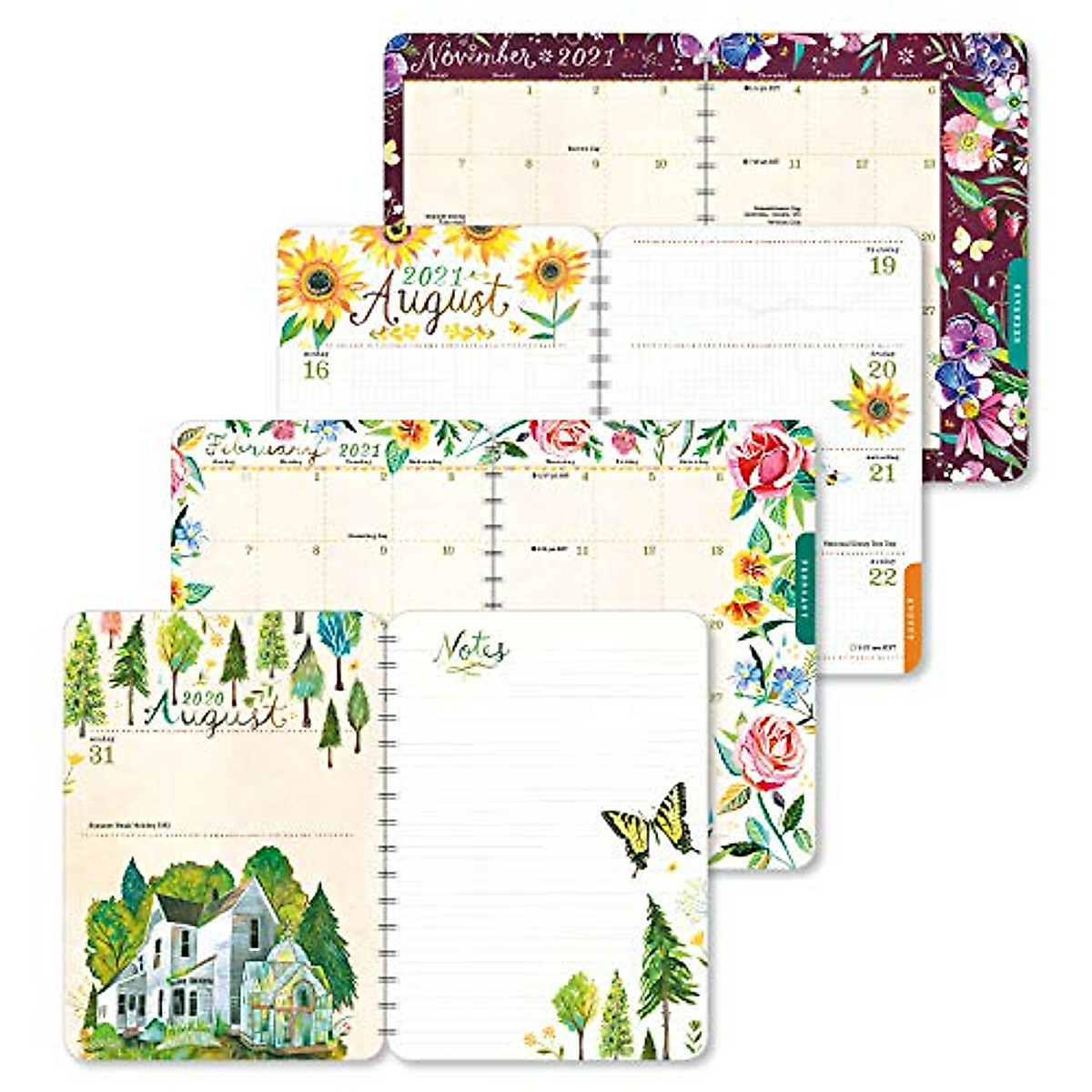 Katie Daisy 2021 On-the-Go Weekly Planner: 17-Month Calendar with Pocket (Aug 2020 - Dec 2021, 5" x 7" closed): Hello Beauty